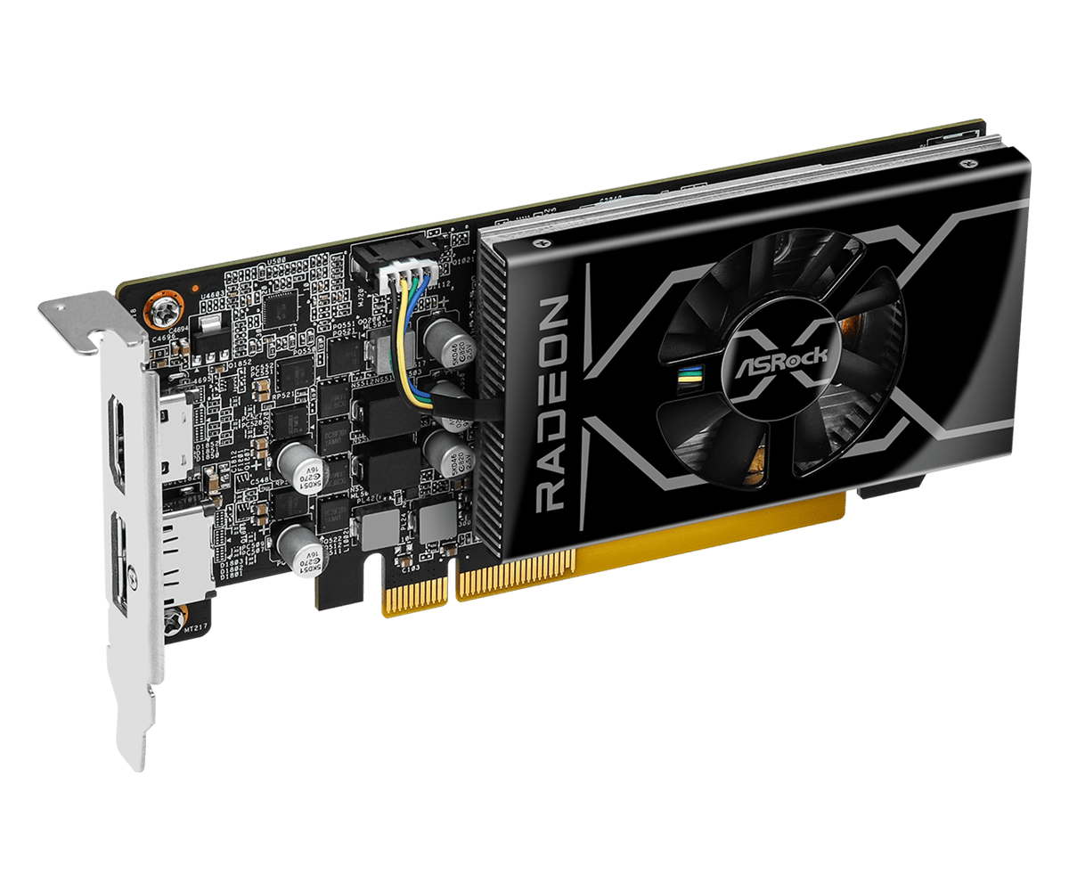 华擎科技 > AMD Radeon™ RX 6400 Low Profile 4GB